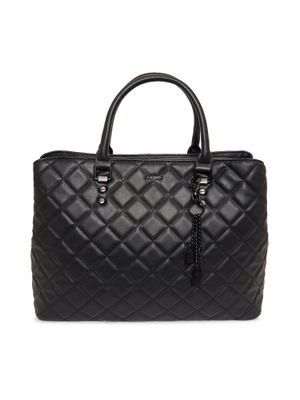 Buy Aldo CHIPPER008 Black Patterned Handbag Online