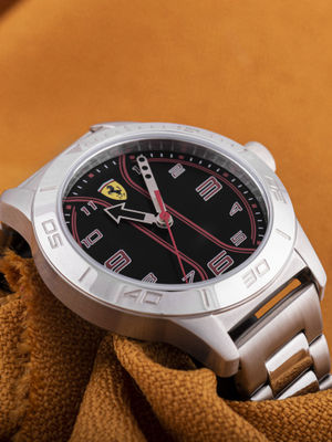 Buy Scuderia Ferrari ACADEMY 0810025 Black Dial Watch online