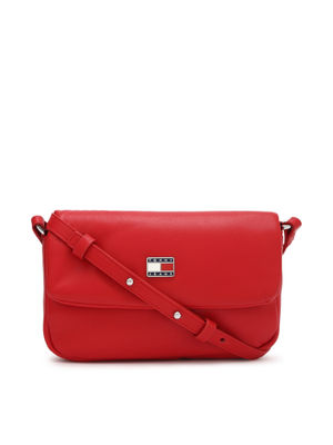 Buy Tommy Hilfiger Women Red Color Sling Bag Online