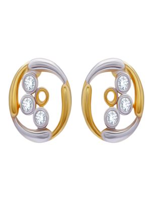 Buy WHP Jewellers Never Ending Circle Diamond Earring Online
