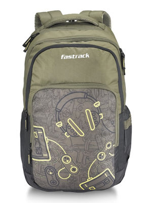 Buy Fastrack Green Polyester Backpack Online