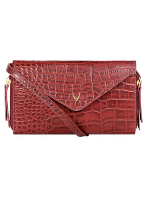 Buy Hidesign Red Sling Bag Online