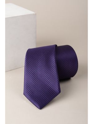 Buy Allen Solly Men Purple Embroidered Formal Tie Online
