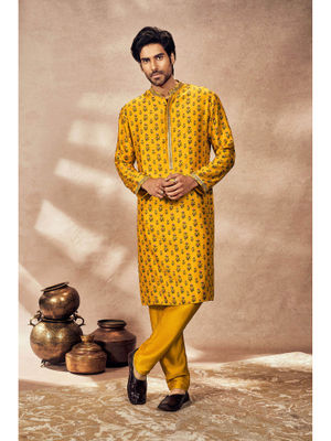 Buy Masaba Yellow Pixie Dust Kurta (XS) Online