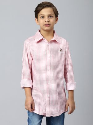 Buy Beverly Hills Polo Club Red Hot Checks Poplin Shirt online