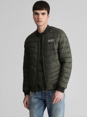 Buy Jack & Jones Men Solid Green Jacket Online