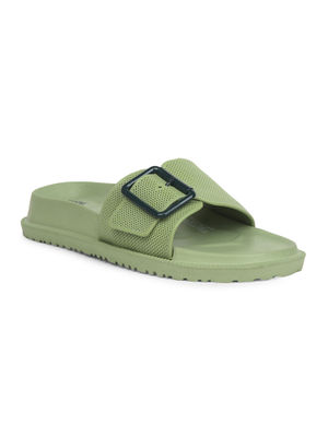 Buy Bata Women Green Sliders (UK 3) Online