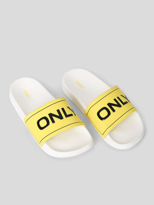 Buy ONLY Women Yellow Sliders (EURO 36) Online