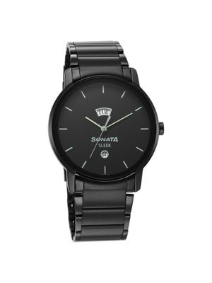 Buy Sonata Round Dial Analog Watch for Men_7147NM01 Online