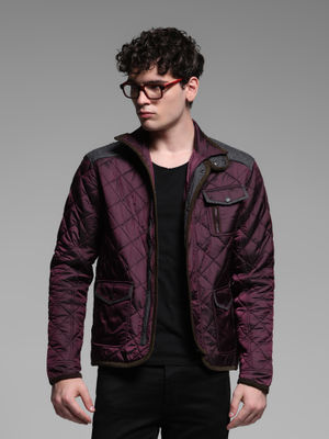 Buy Jack & Jones Maroon Regular Fit Jacket (S) Online