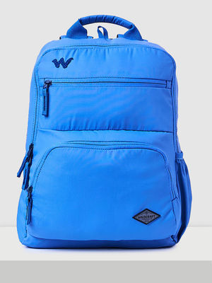 Buy Wildcraft Navy Blue Solid Polyester Backpack Online