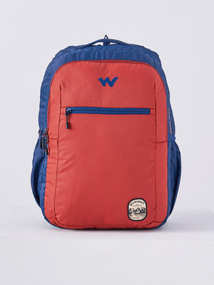Buy Wildcraft Navy Blue Printed Polyester Backpack Online