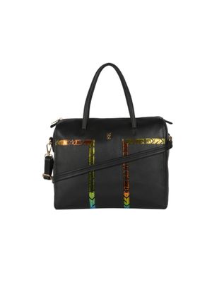 Baggit Duffle Bags : Buy Baggit Taste Black Medium Duffel Handbag ...