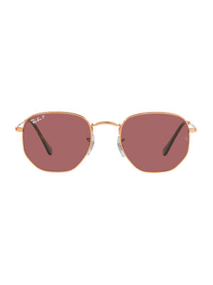 Buy Ray-Ban Rose Gold Sunglasses(0RB3548N|Square |Gold Frame|Purple ...