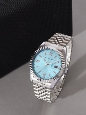 Buy French Connection Men Lumine Light Blue Dial Analog Watch FCP41SM ...