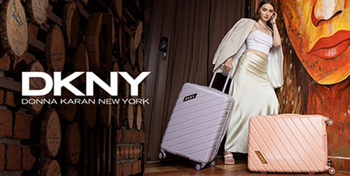 DKNY Luggage and Travel Bag : Buy DKNY Bias Pink Color Abs Material ...