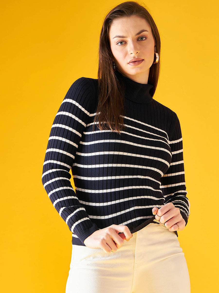 Buy Stylish Navy Blue Sweaters For Women Collection At Best Prices Online
