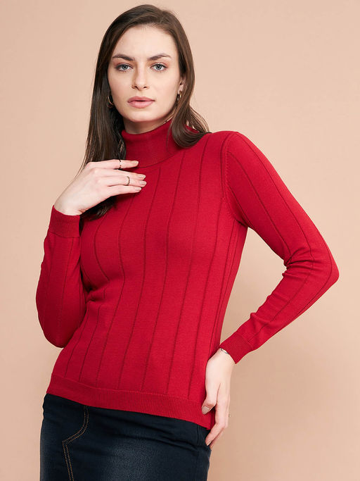 Buy Stylish Red Sweaters For Women Collection At Best Prices Online