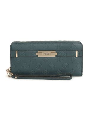 Guess Wallets : Buy Guess BEA SLG LARGE ZIP AROUND Green Wallets Online ...
