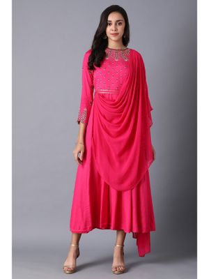 Buy WISHFUL by W Pink Sequined Dress Online