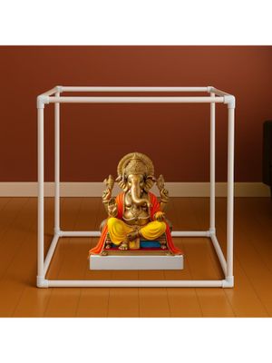 Buy Special You Ganpati Decoration Setup for Home with PVC Cube Stand ...