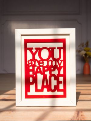 Buy THE ZAPPY BOX You are my happy place - Frame Online