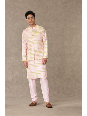 Buy Masaba Barfi Pink Wallflower Nehru Jacket Online