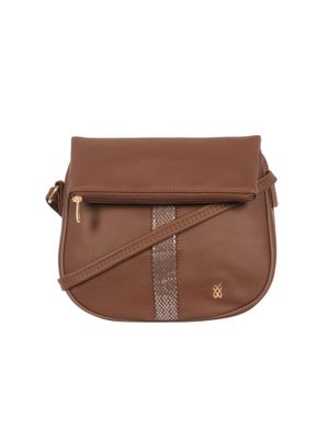 Buy Baggit Lorelei Brown Medium Sling Bag Online