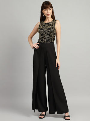 Buy Lipsy Embellished Jumpsuit-Black Online