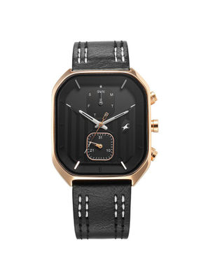 Buy Fastrack Men Black Square Dial Analog Watch - 3270WL01 Online