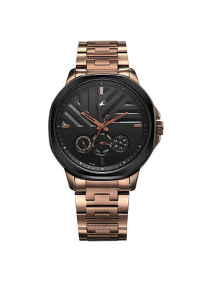 Buy Fastrack Men Black Round Dial Analog Watch - 3303KM02 Online