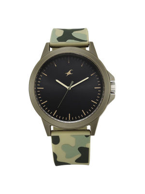 Buy Fastrack Men Black Round Dial Analog Watch - 38024PP71W Online