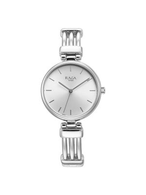 Buy Titan Women Silver Round Dial Analog Watch - 95263SM01 Online