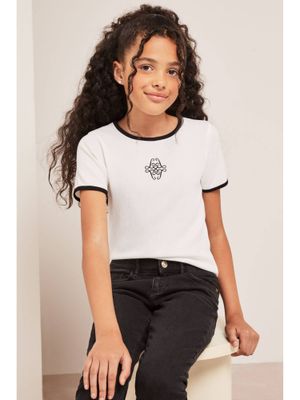 Buy Lipsy Centre Logo Tip T-Shirt (15-16 Years) Online
