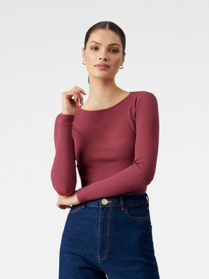 Buy Forever New Morgan Crew Neck Long Sleeve Top Online
