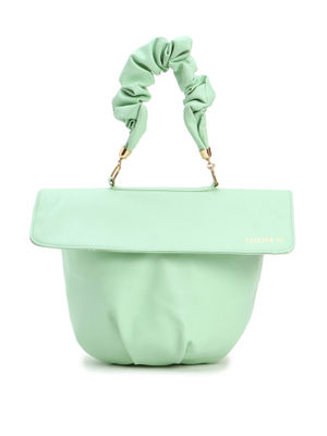 Forever 21 Handbags : Buy Forever 21 Green Solid Handheld Bag Online ...