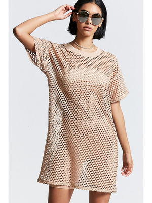 Forever 21 Dresses : Buy Forever 21 Relaxed Open Mesh Dress Online ...