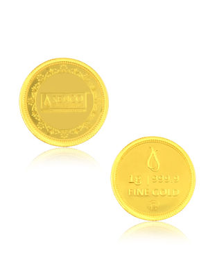 Buy Senco Gold 24k (999.9) 1 gm Yellow Gold Coin Online