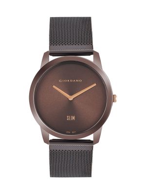Buy Giordano Men's Brown Round Analog Watch Online