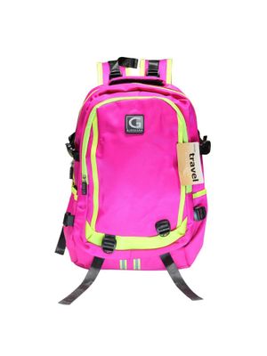 Buy Giordano Pink Polyurethane Backpack Online