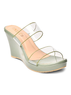 Buy GNIST Solid Olive Wedges online