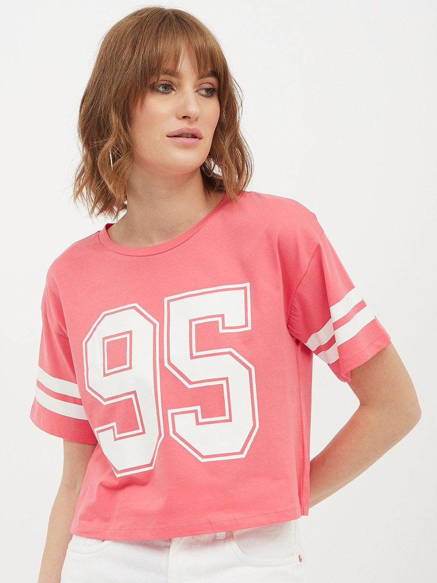 Buy Stylish Women's Pink T-shirt Collection At Best Prices Online