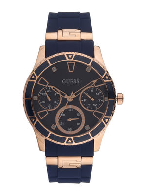 Buy Guess Navy Blue Dial Analog Watch - W1157L3 For Women Online