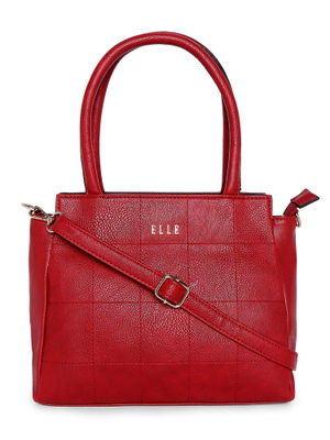 Buy ELLE Red Patterned Handbag Online