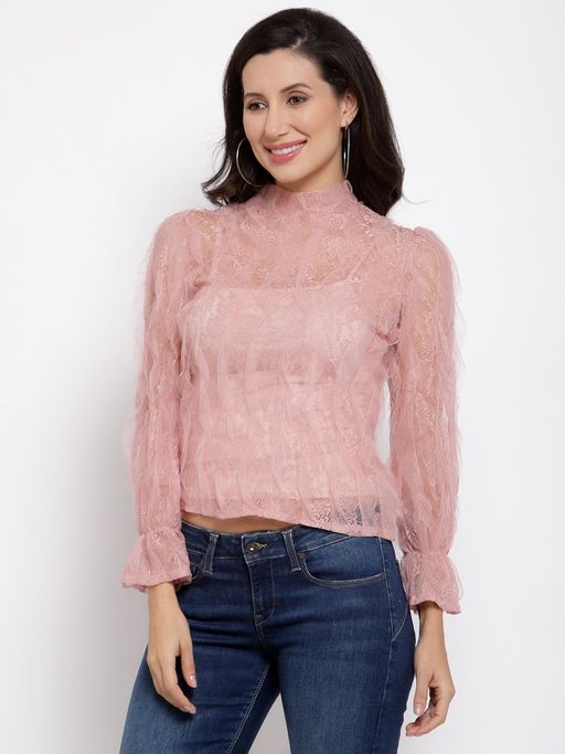 Buy Net Tops For Women At Upto 60% Off Online In india
