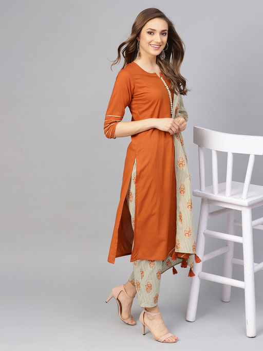 Buy Latest Designer & Ethnic Cotton Suit Sets Online At Upto 80% Off