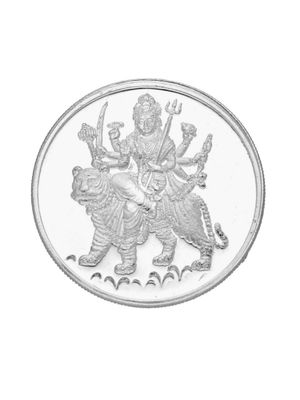 Buy Sri Jagdamba Pearls Durga Silver Coin Online