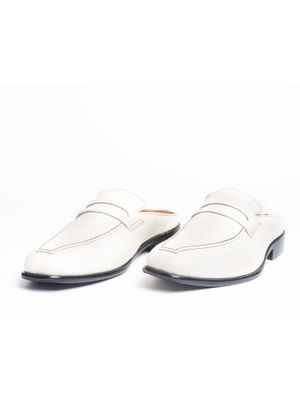 Buy Kavith Sainaani Pearl Square Toe Mules Online