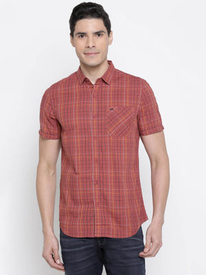 Lee Casual Shirts : Buy Lee Men Rust Shirt Online|Nykaa Fashion