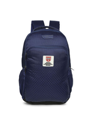 Buy Lavie Sport Navy Blue Solid Backpacks Online